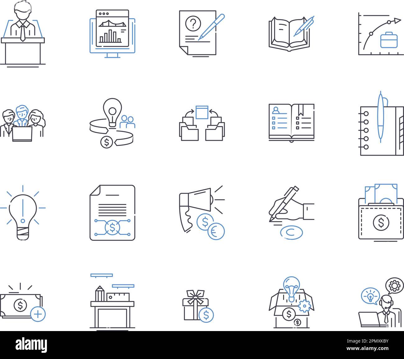 Corporate finance outline icons collection. separatCorporation, Finance ... Corporate finance outline icons collection. separatCorporation, Finance ...