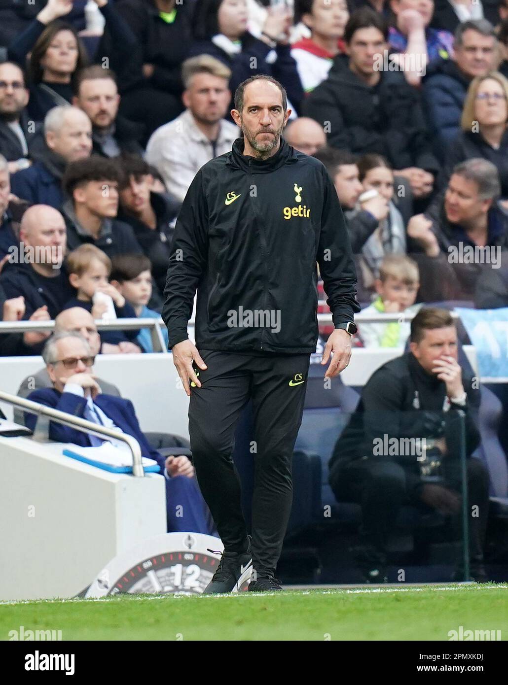 Tottenham Hotspur interim manager Cristian Stellini during the Premier ...