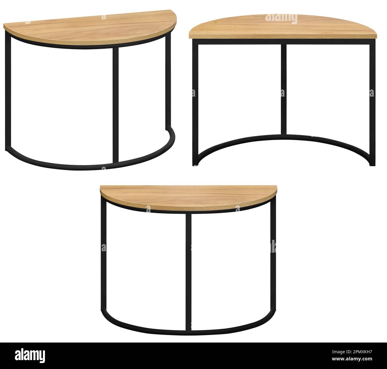 Coffee table. Element of the interior. Isolated from the background ...