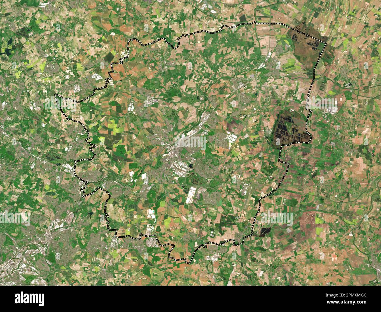 Doncaster, administrative county of England - Great Britain. Low ...