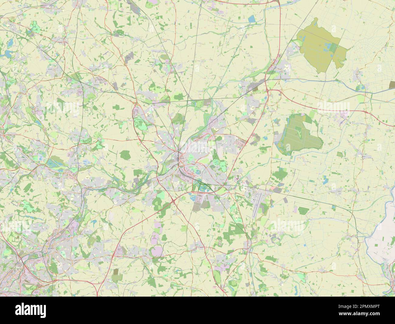 Doncaster, administrative county of England - Great Britain. Open ...