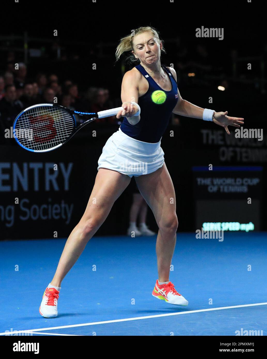 Great Britain’s Alicia Barnett in action during the Billie Jean King ...
