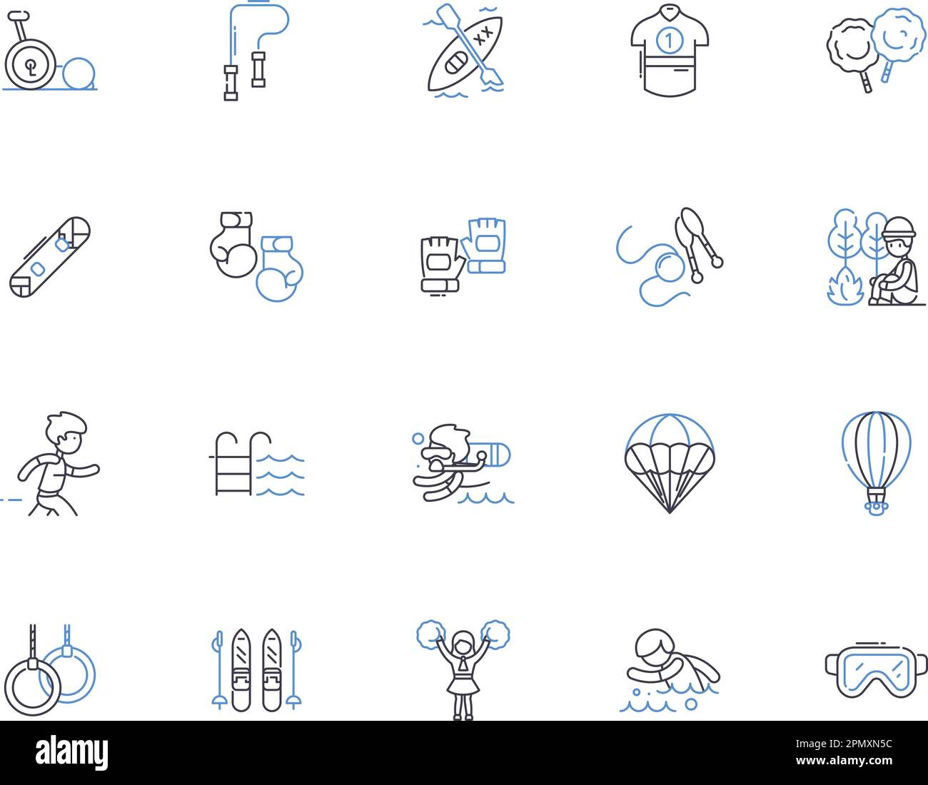 Sport outline icons collection. Sport, Athletics, Baseball, Basketball ...