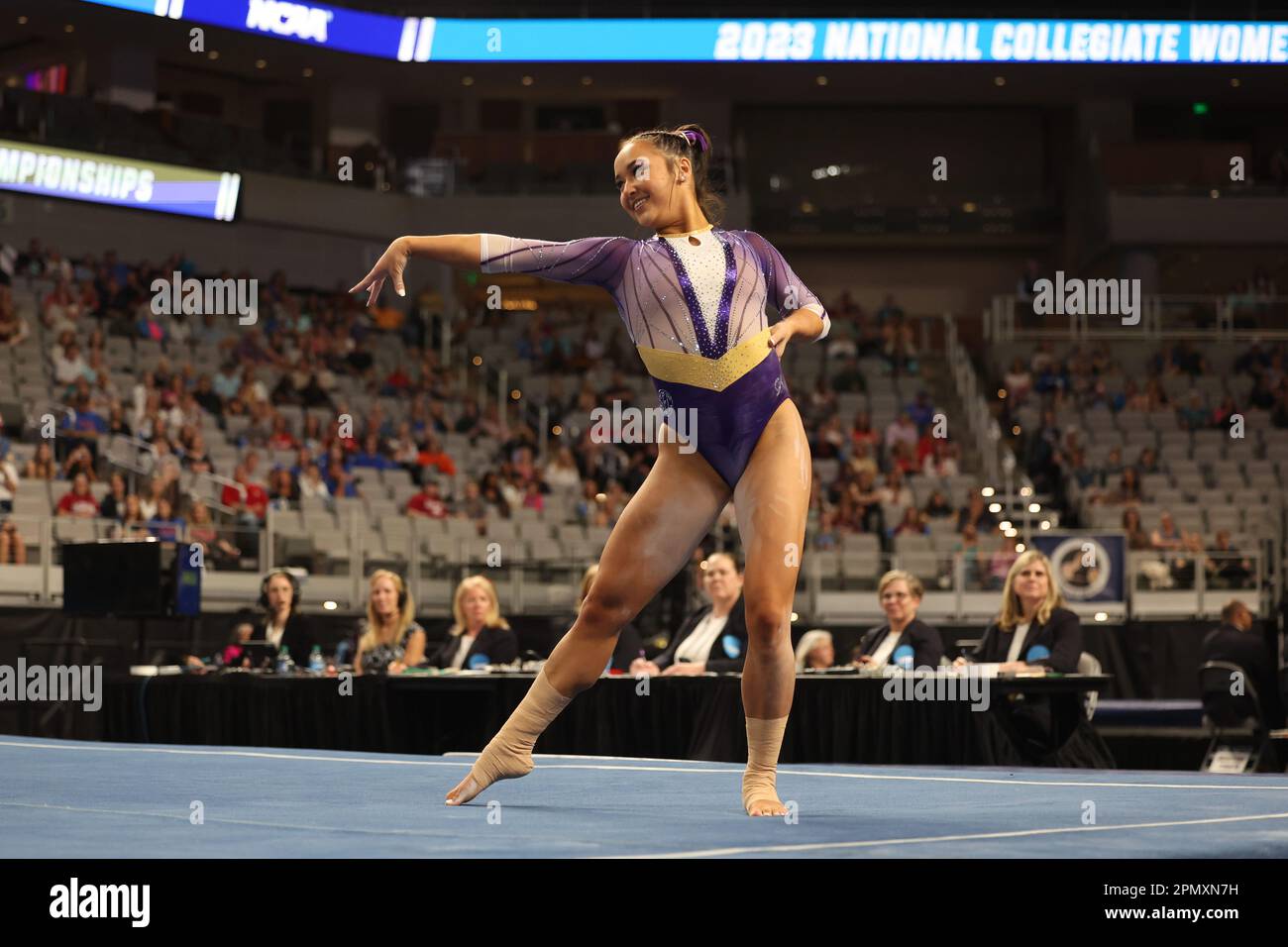Fort Worth, Texas, USA. 13th Apr, 2023. Aleah Finnegan (LSU) during the ...