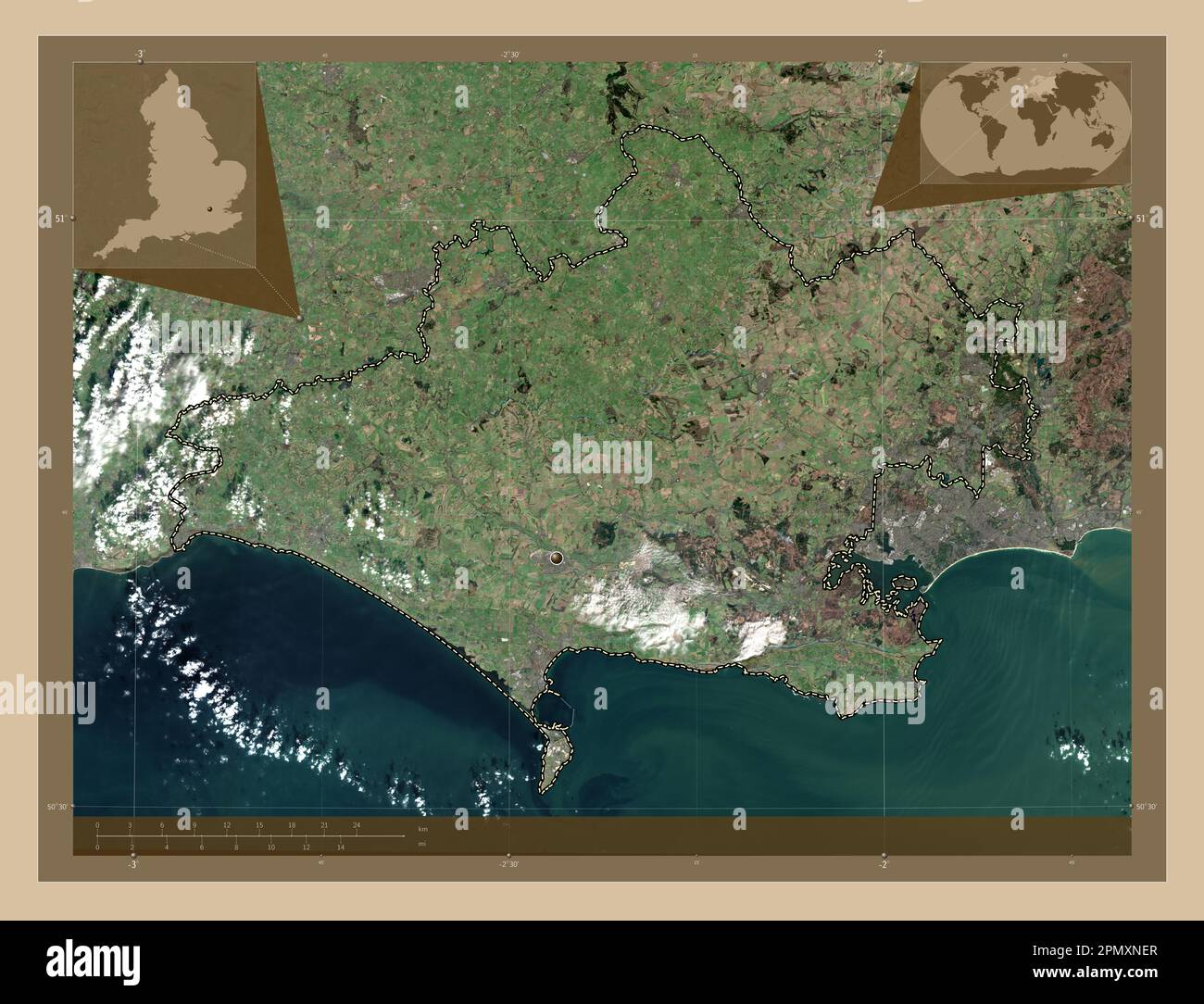 Dorset, administrative county of England - Great Britain. Low ...