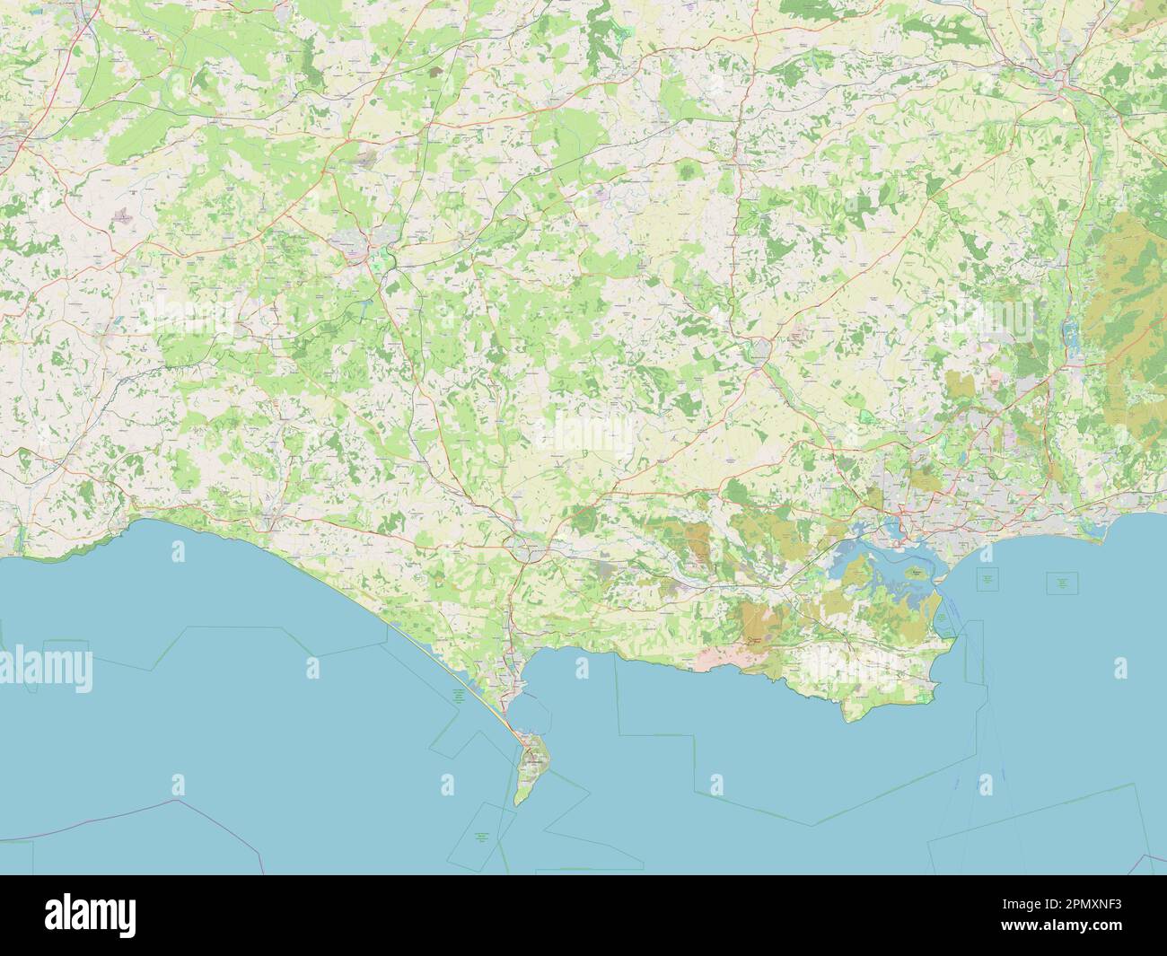 Dorset, administrative county of England - Great Britain. Open Street ...