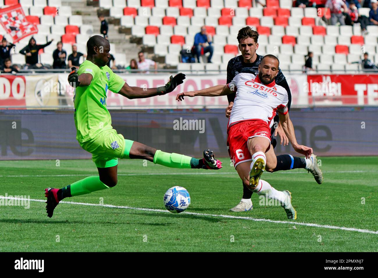 Bari, Italy. 15th Apr, 2023. San Nicola stadium, Bari, Italy, April 15 ...