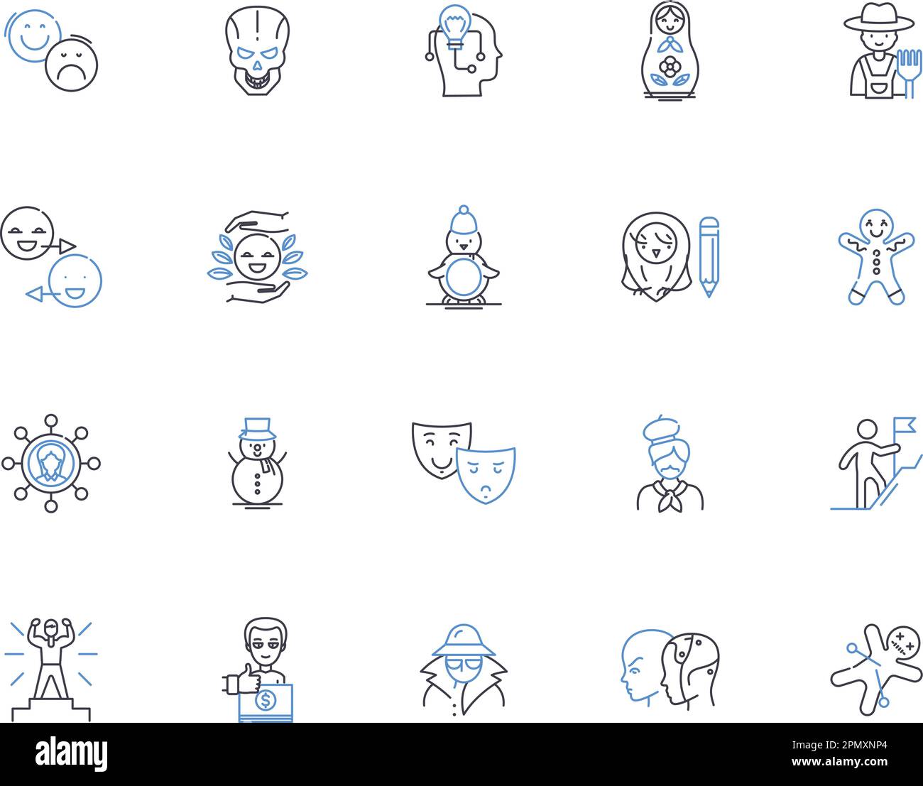People management outline icons collection. People, Management ... People management outline icons collection. People, Management ...