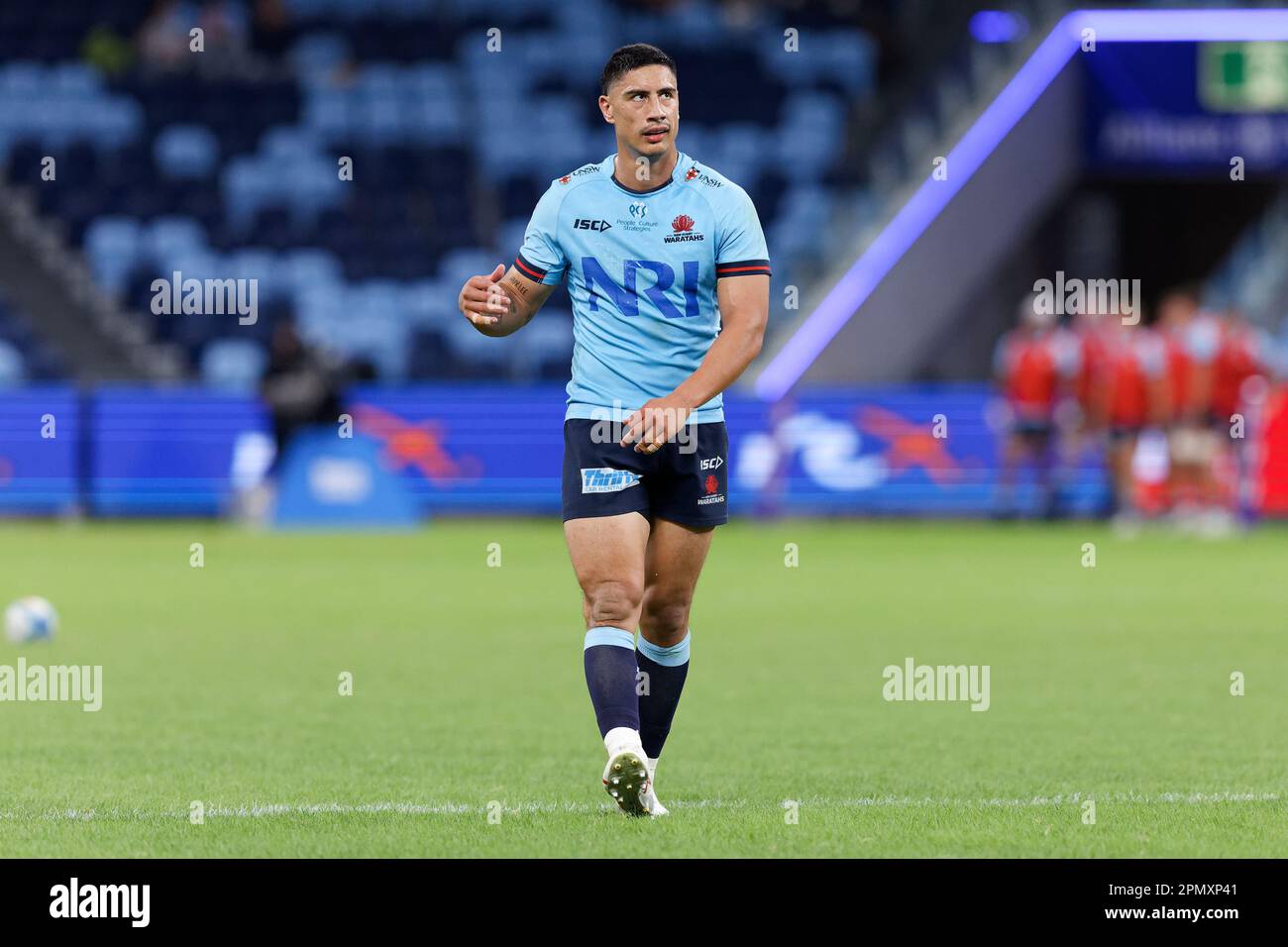Lalakai Foketi of the Waratahs looks on during the Super Rugby Pacific ...
