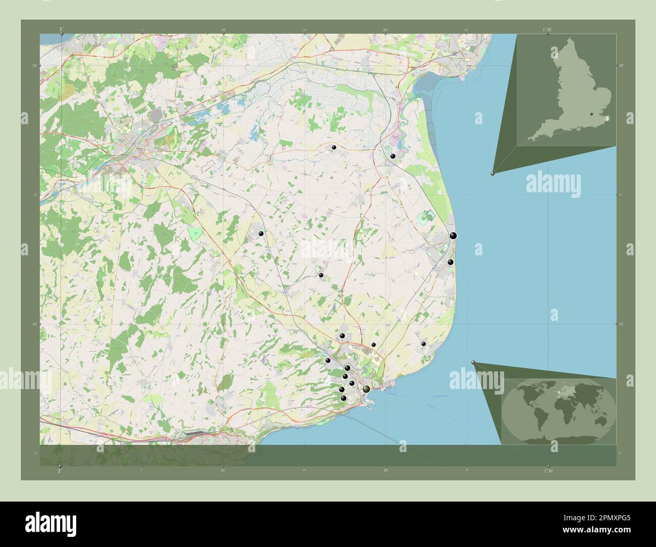 Dover, non metropolitan district of England - Great Britain. Open ...