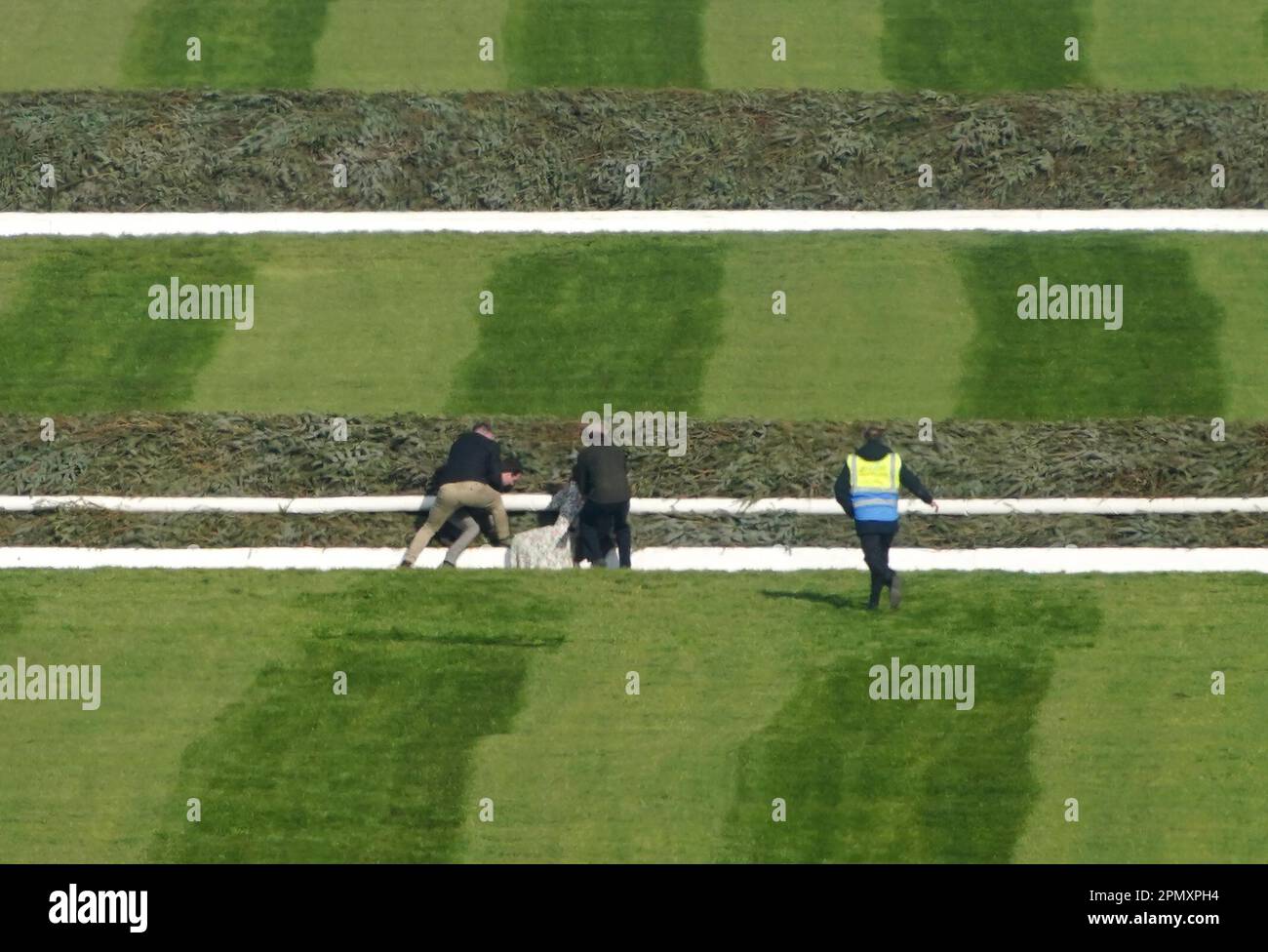 Human barricade hi-res stock photography and images - Alamy