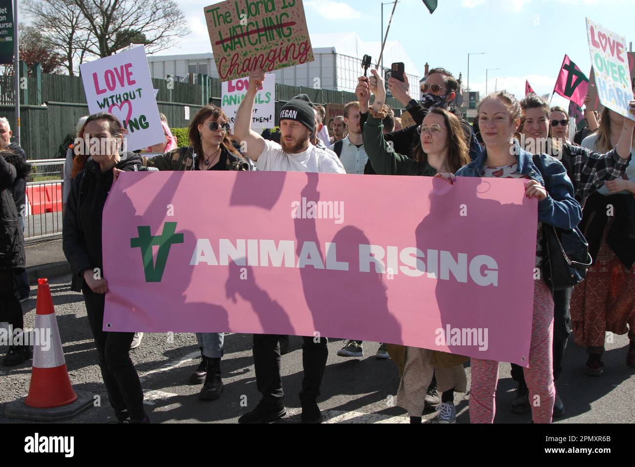 Animal Rising Action for animals protest group, disrupting the Grand ...