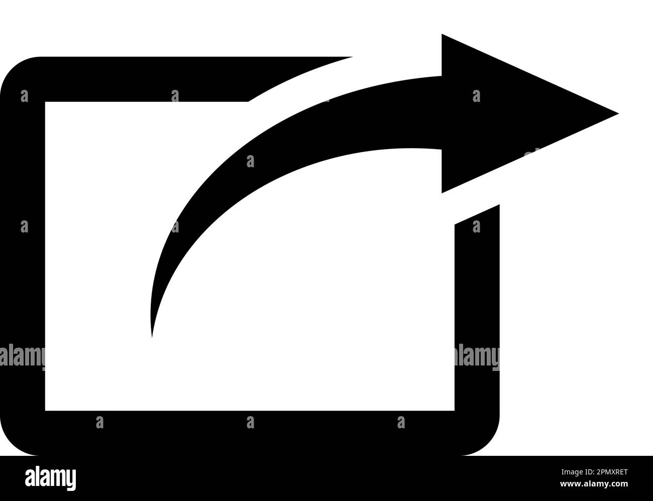 Share vector icon Stock Vector Image & Art - Alamy