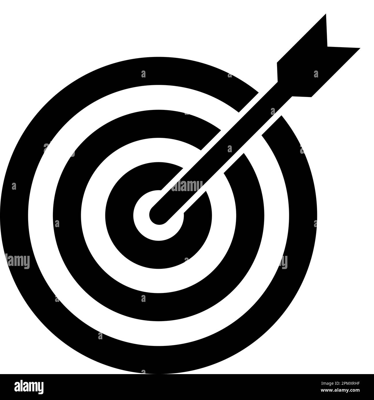 Shooting target arrow Black and White Stock Photos & Images - Alamy