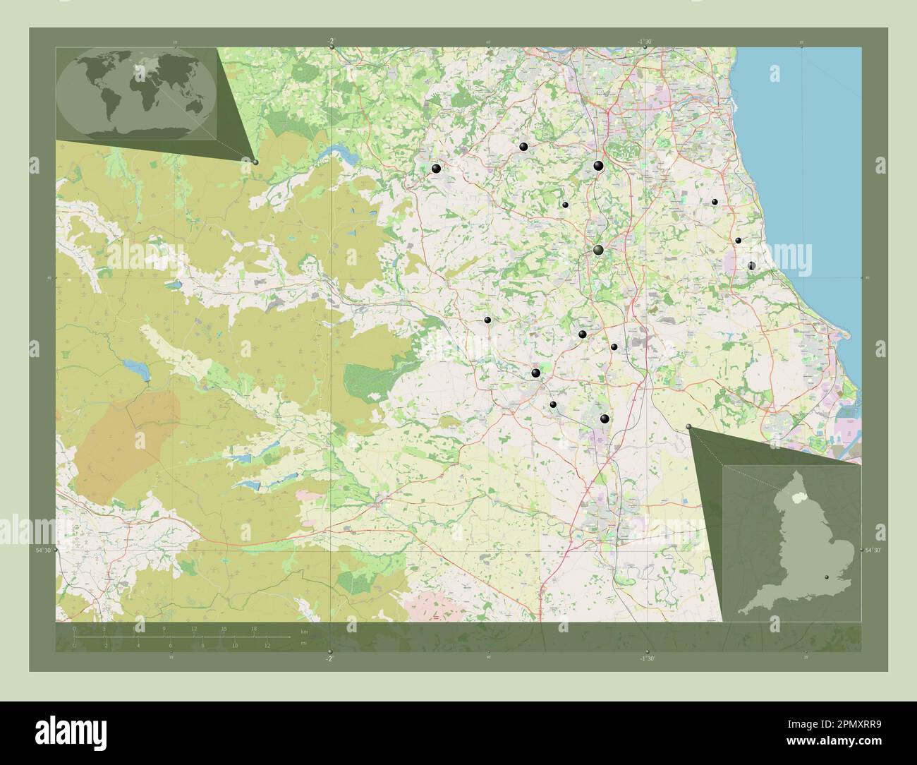 County Durham, administrative county of England - Great Britain. Open ...