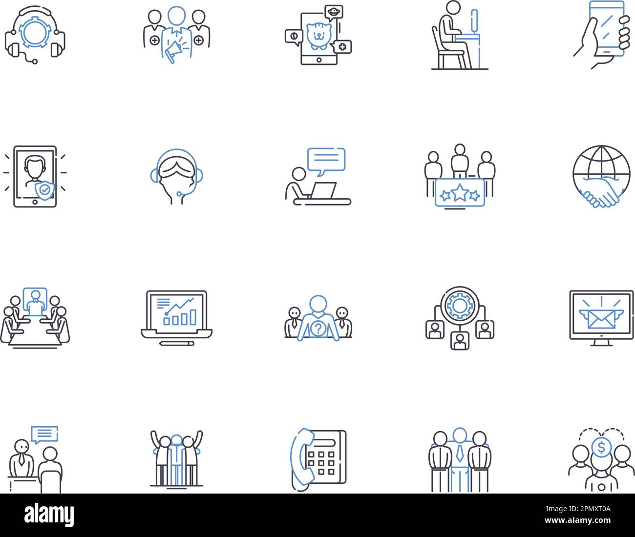 community development outline icons collection. Community, Development ...