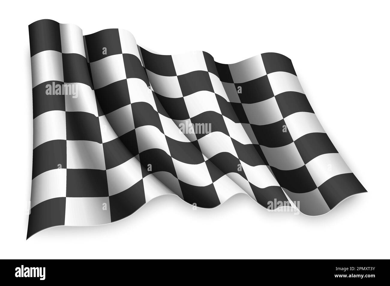 Realistic waving race flag Stock Vector Image & Art - Alamy