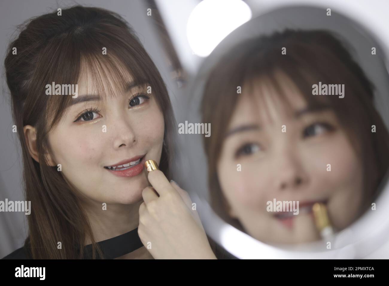 Hong Kong's first adult film actress in Japan Erena So, poses for photography at SCMPHH office ...