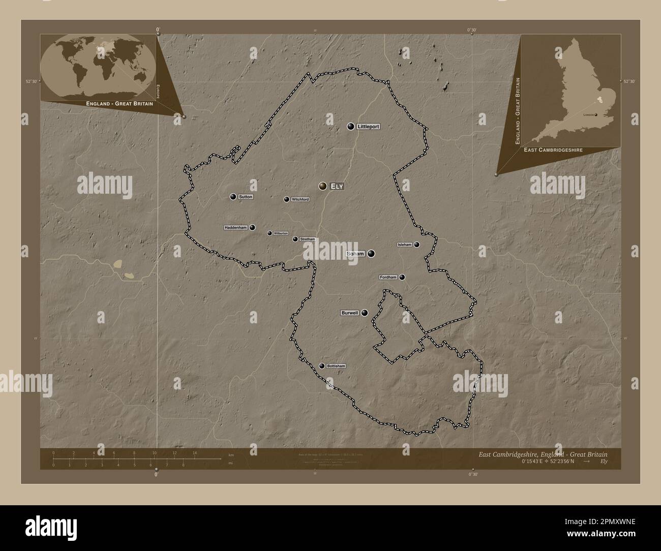 Map of wilburton hi-res stock photography and images - Alamy