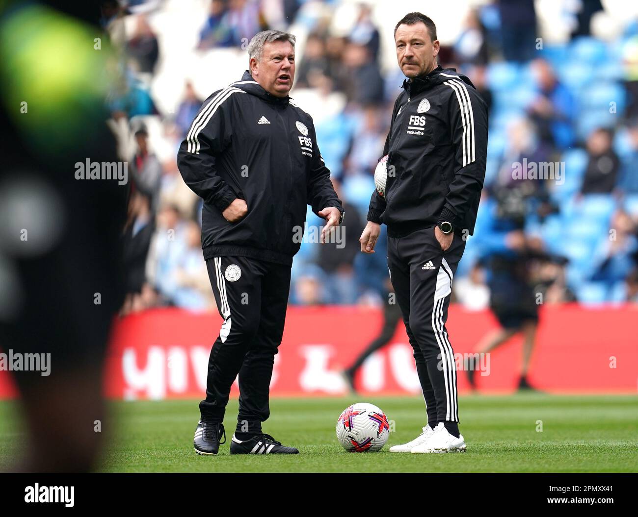 Leicester City first team coaches Craig Shakespeare (left) and John ...