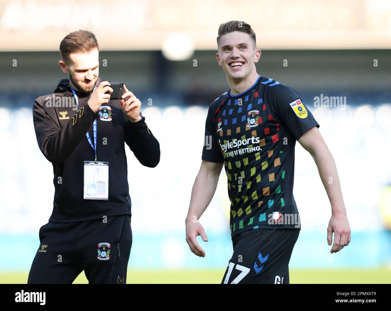 Coventry City's Viktor Gyokeres celebrates after the Sky Bet ...
