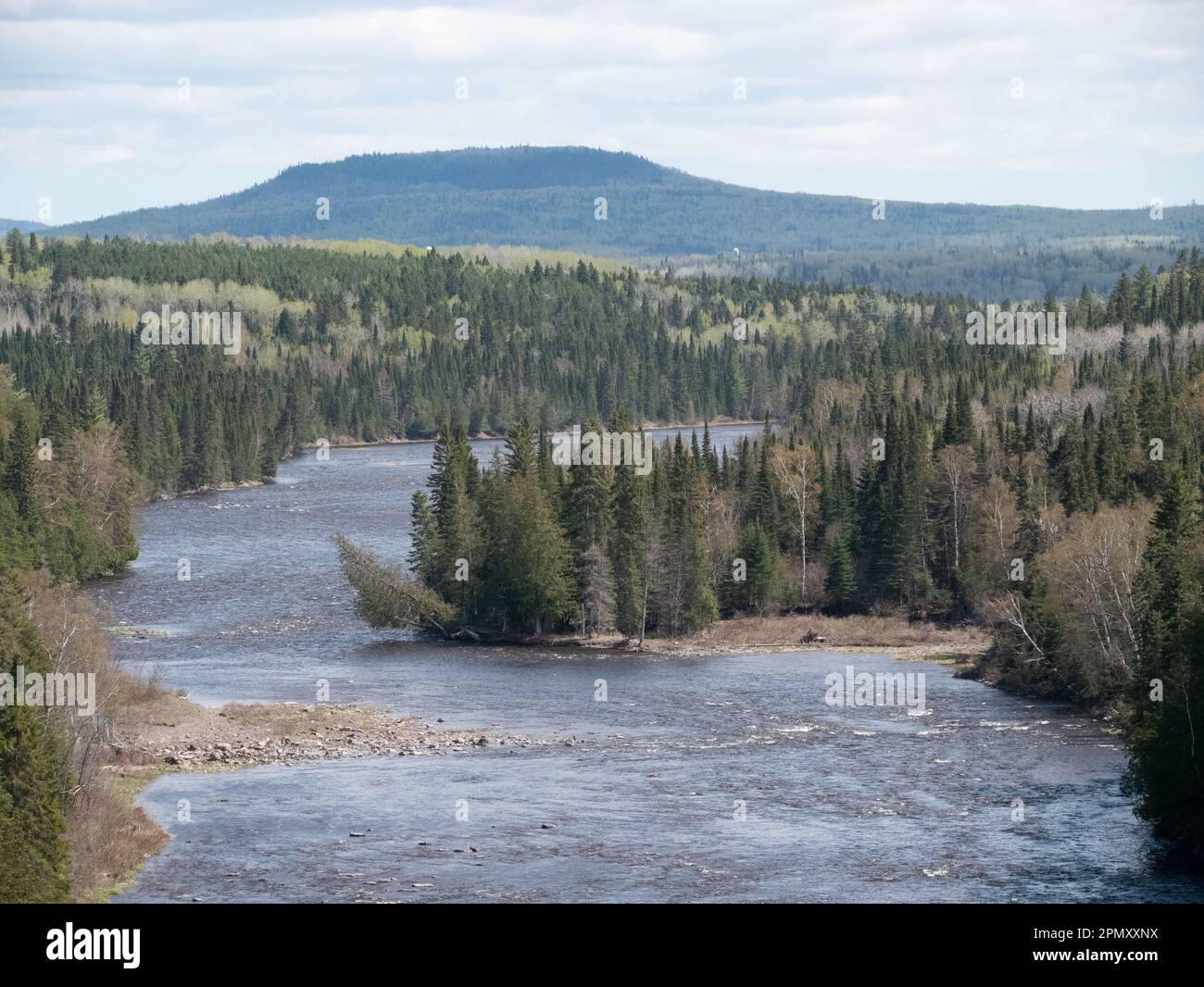 Kaministiquia river in Thunder Bay Canada Stock Photo - Alamy