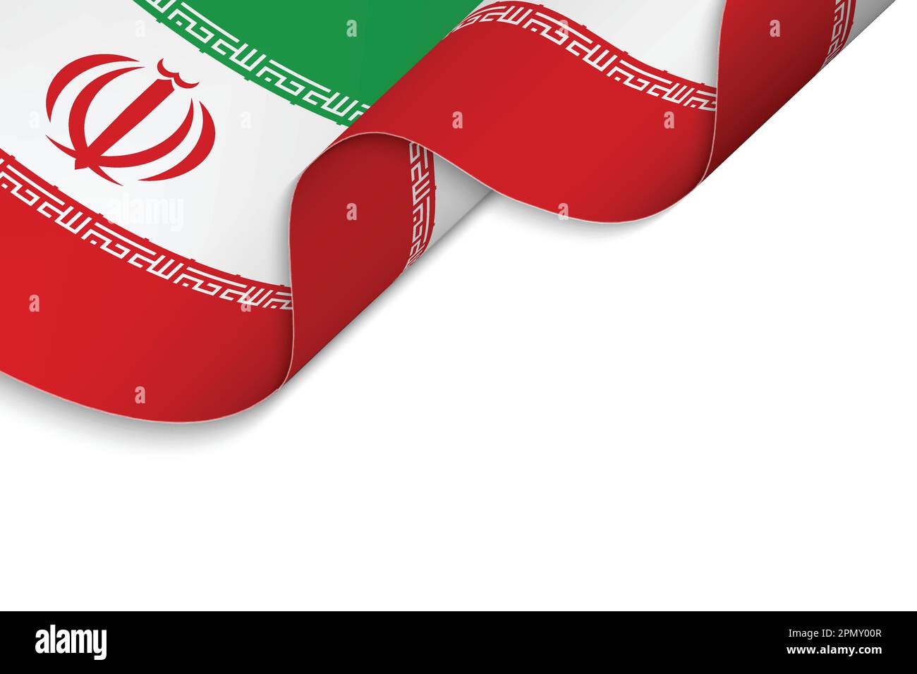 Background with Waving flag of Iran Stock Vector Image & Art - Alamy