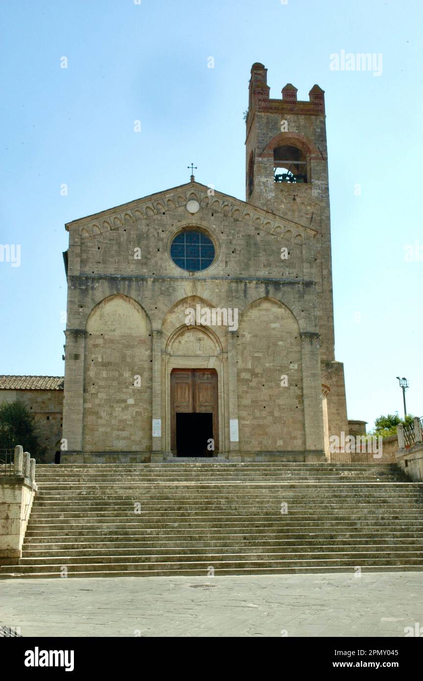 Cattedrale di Asciano (Siena ) primo paese da Siena del territorio ...