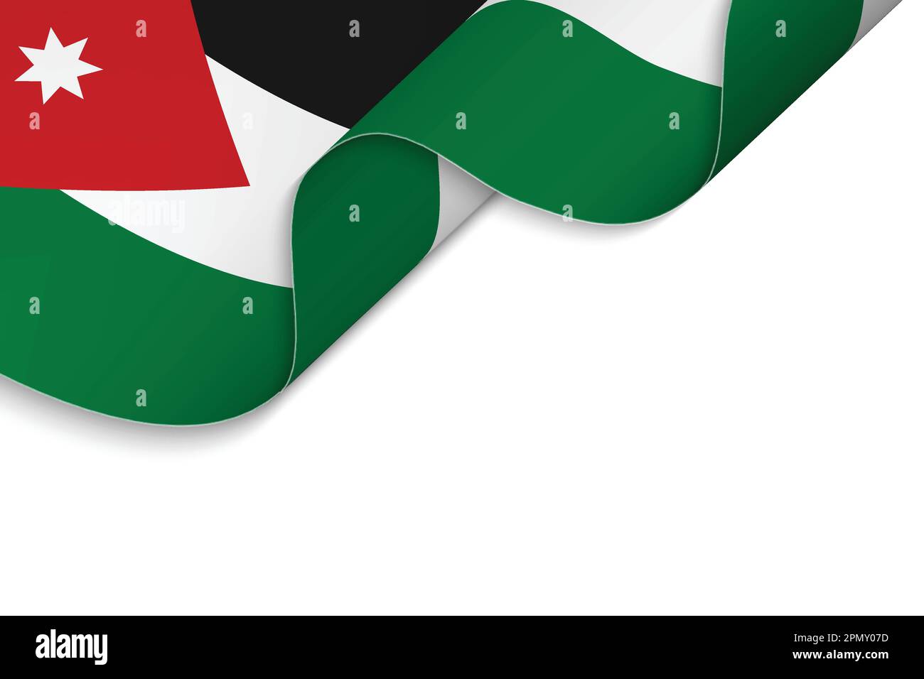 Background with Waving flag of Jordan Stock Vector Image & Art - Alamy