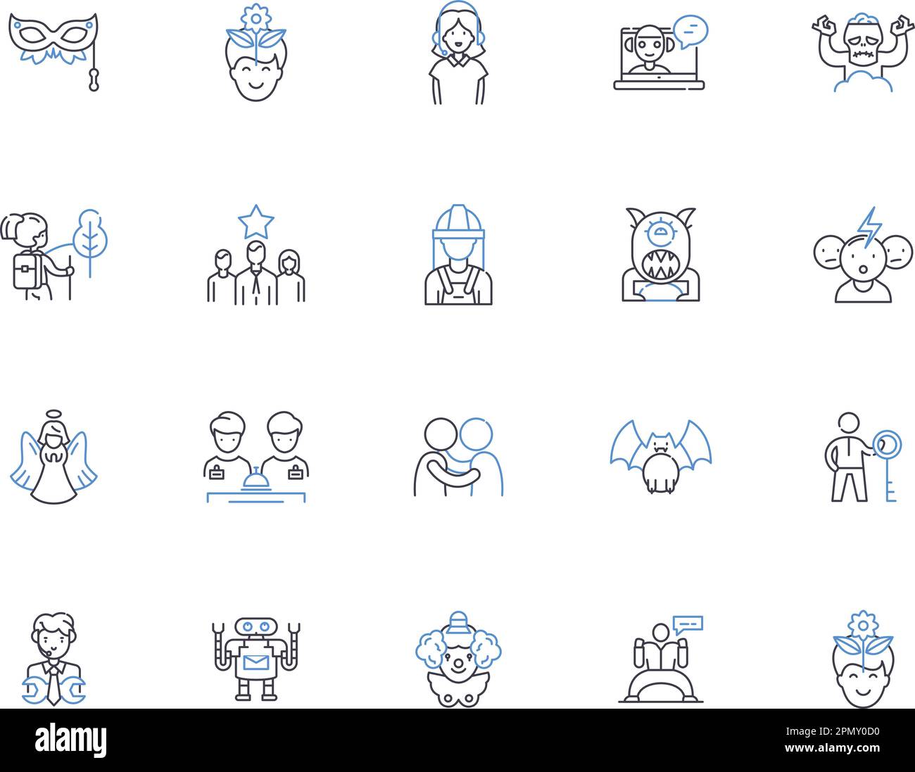 People management outline icons collection. People, Management ... People management outline icons collection. People, Management ...