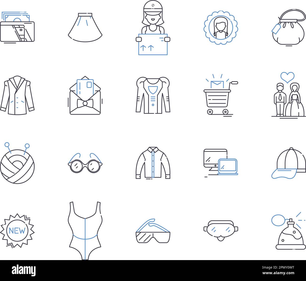 Shop and customer outline icons collection. Shop, Customer, Shopping ...