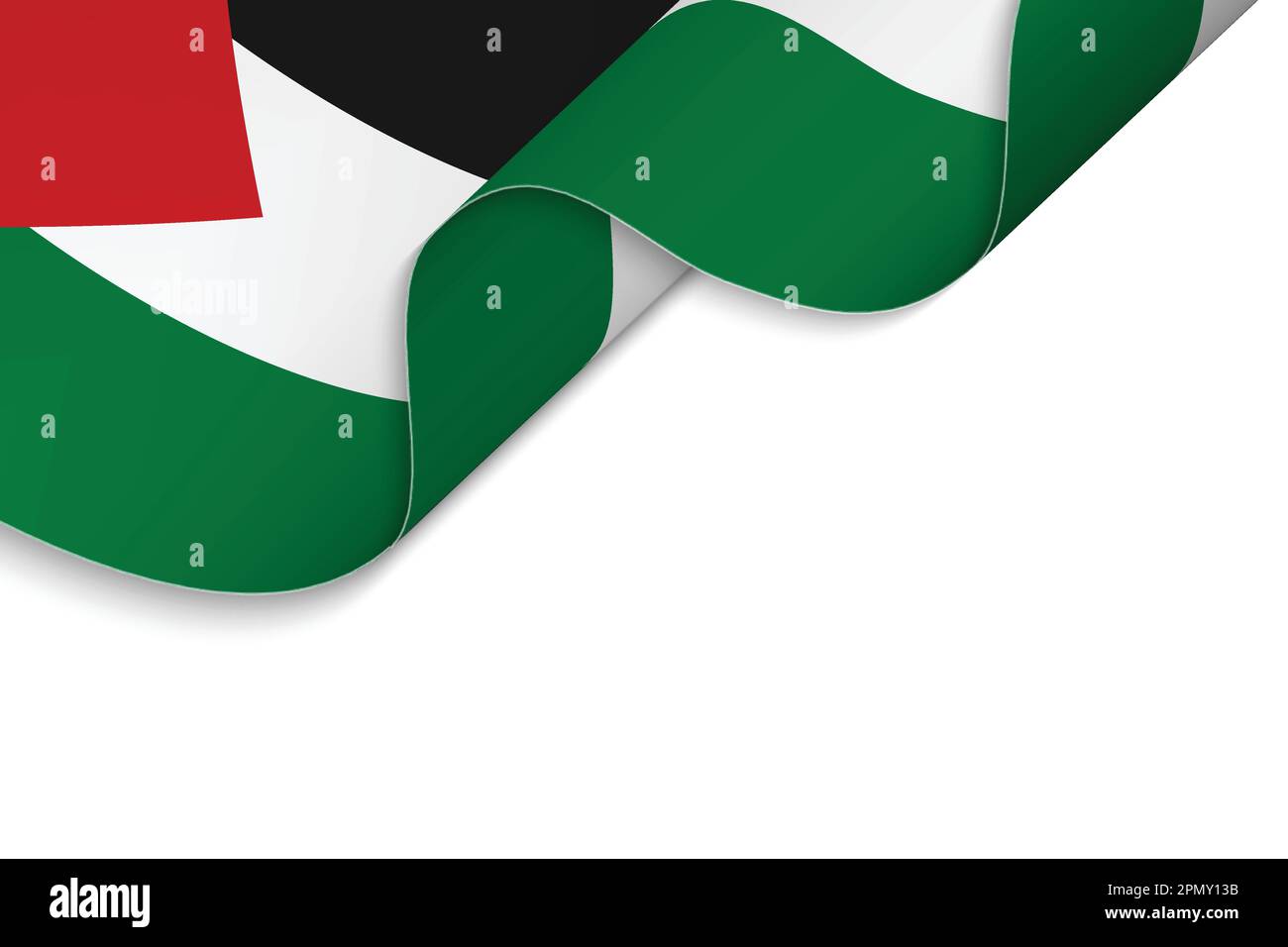 Background with Waving flag of Palestine Stock Vector Image & Art - Alamy