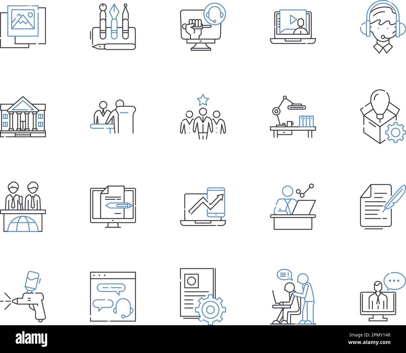 Working strategies Stock Vector Images - Alamy