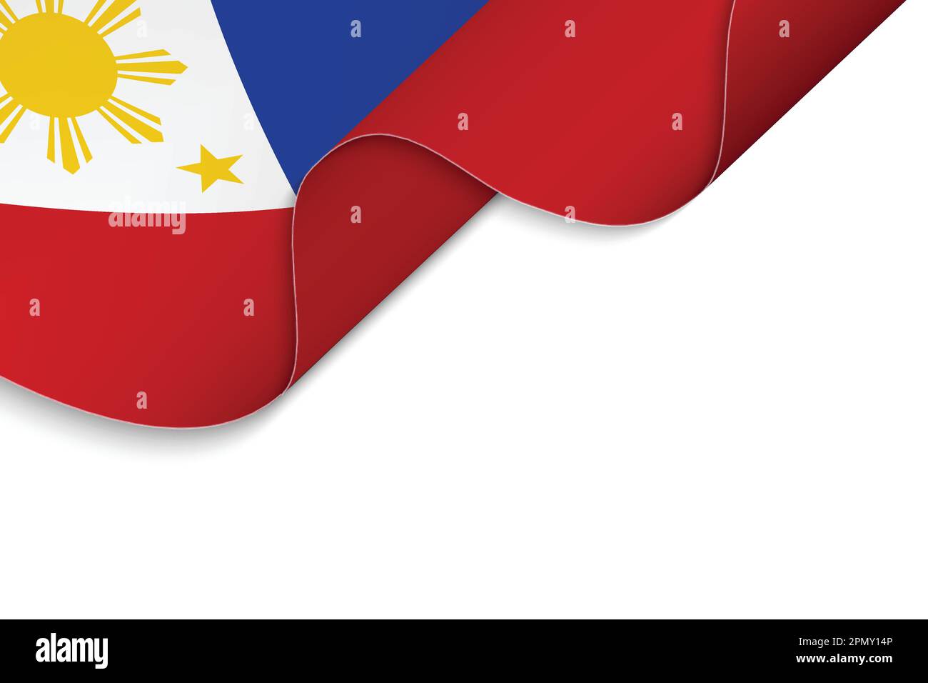 Background with Waving flag of Philippines Stock Vector Image & Art - Alamy