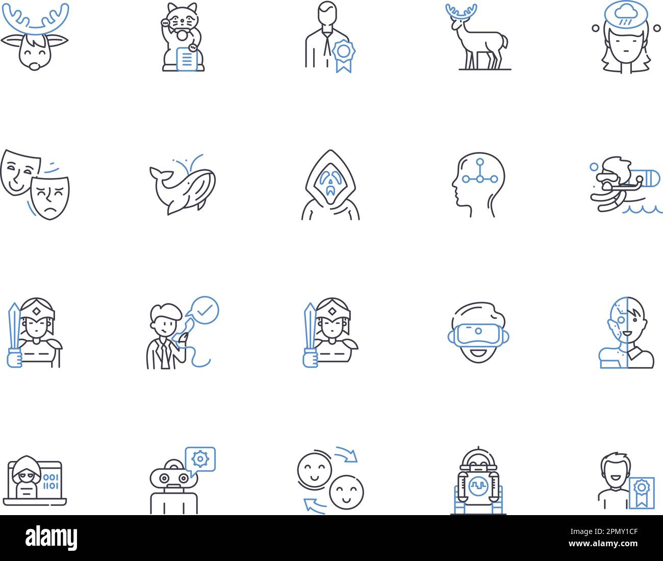 People management outline icons collection. People, Management ... People management outline icons collection. People, Management ...