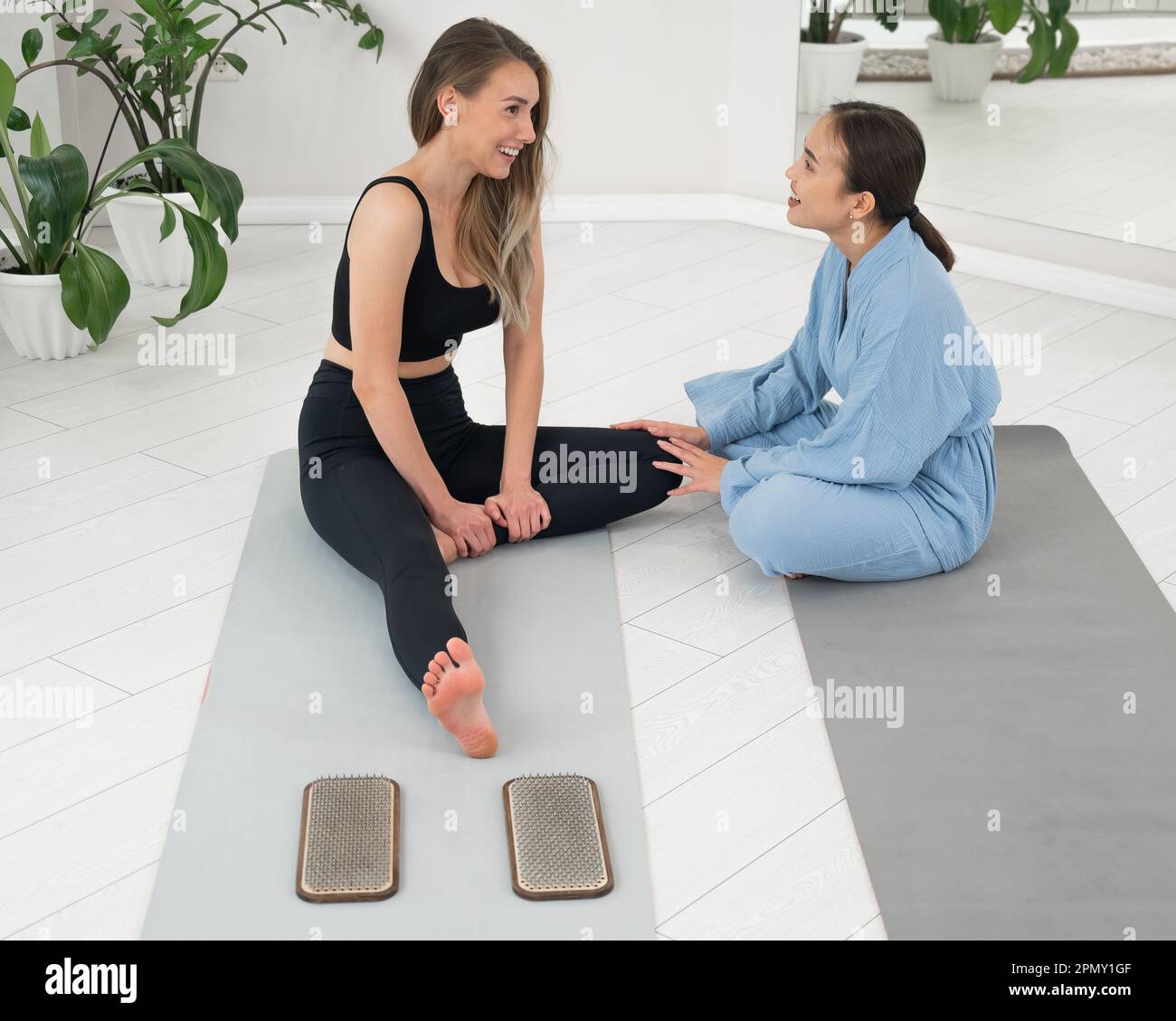 Female sadhu meditating hi-res stock photography and images - Alamy