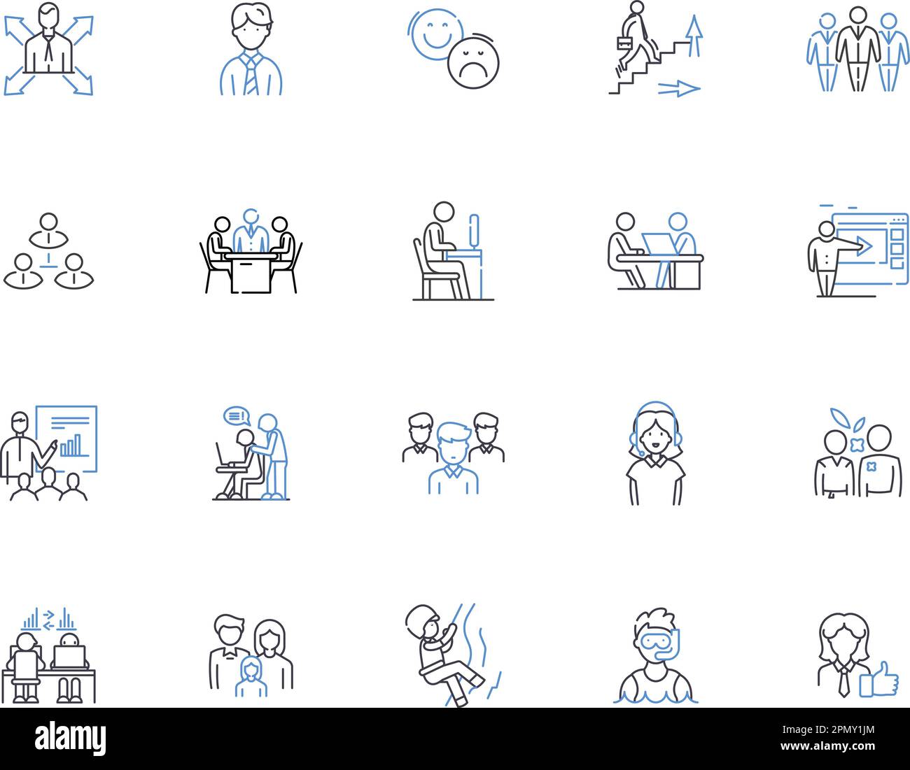 Casual people outline icons collection. Casual, People, Relaxed ...