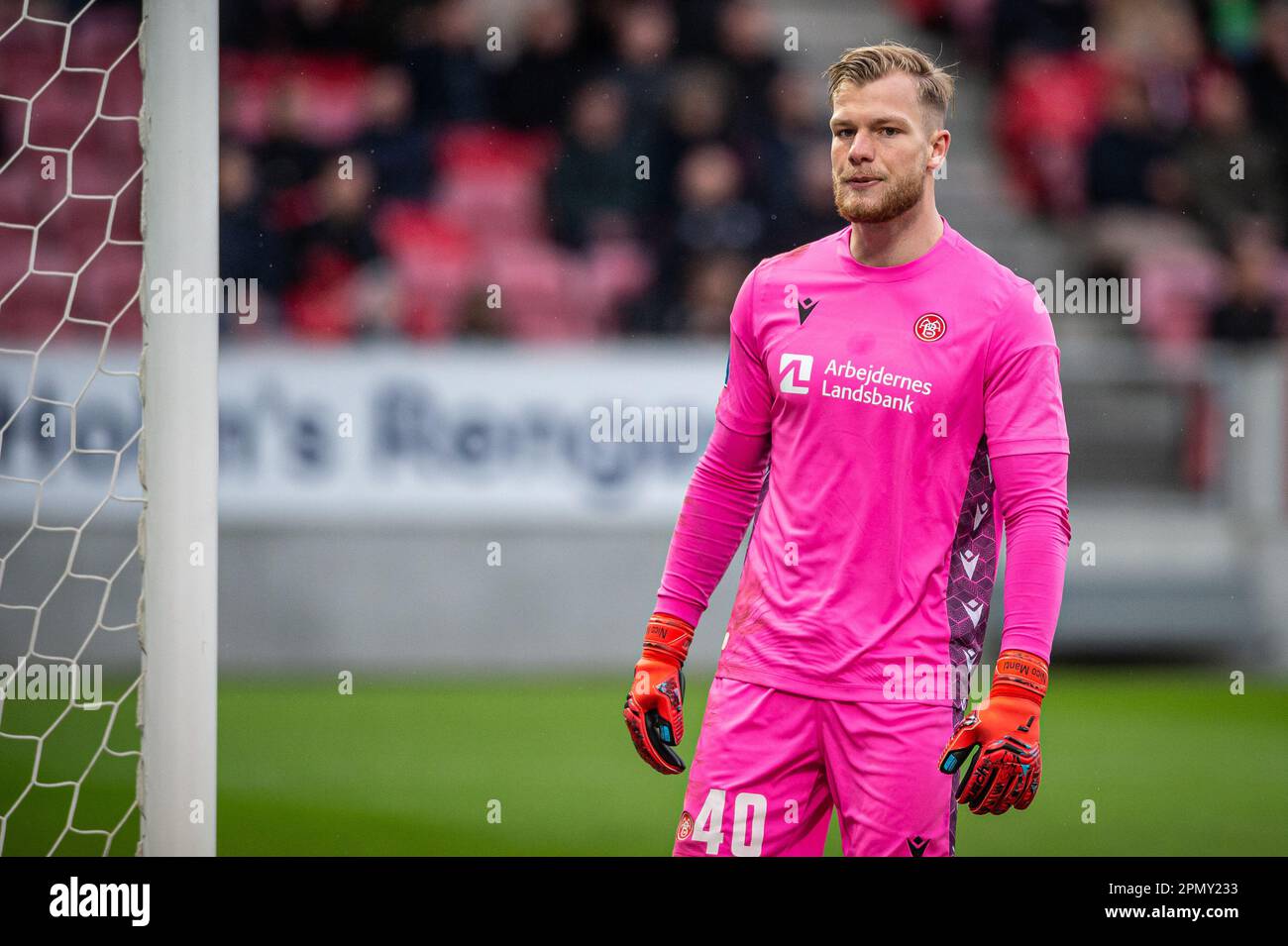 Herning, Denmark. 14th, April 2023. Goalkeeper Nico Mantl (40) of ...