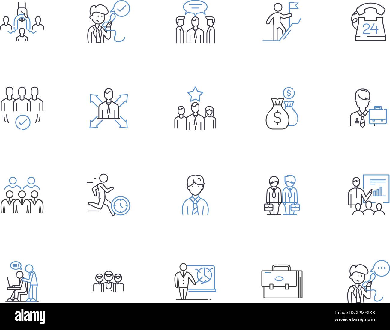 Career outline icons collection. Job, Career Path, Vocation, Profession ... Career outline icons collection. Job, Career Path, Vocation, Profession ...