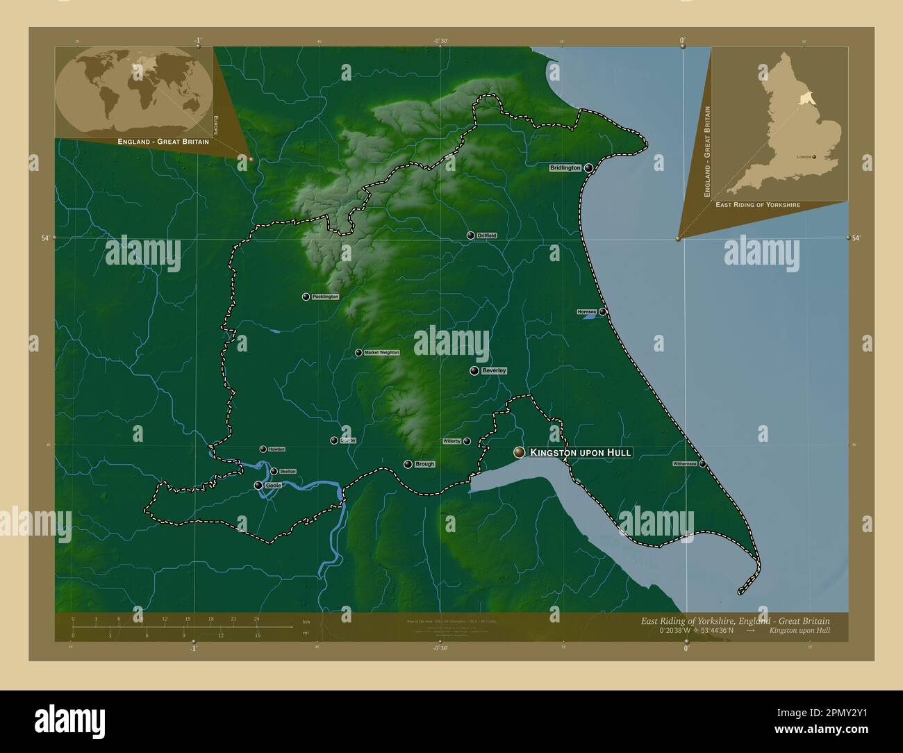 East Riding of Yorkshire, unitary authority of England - Great Britain ...