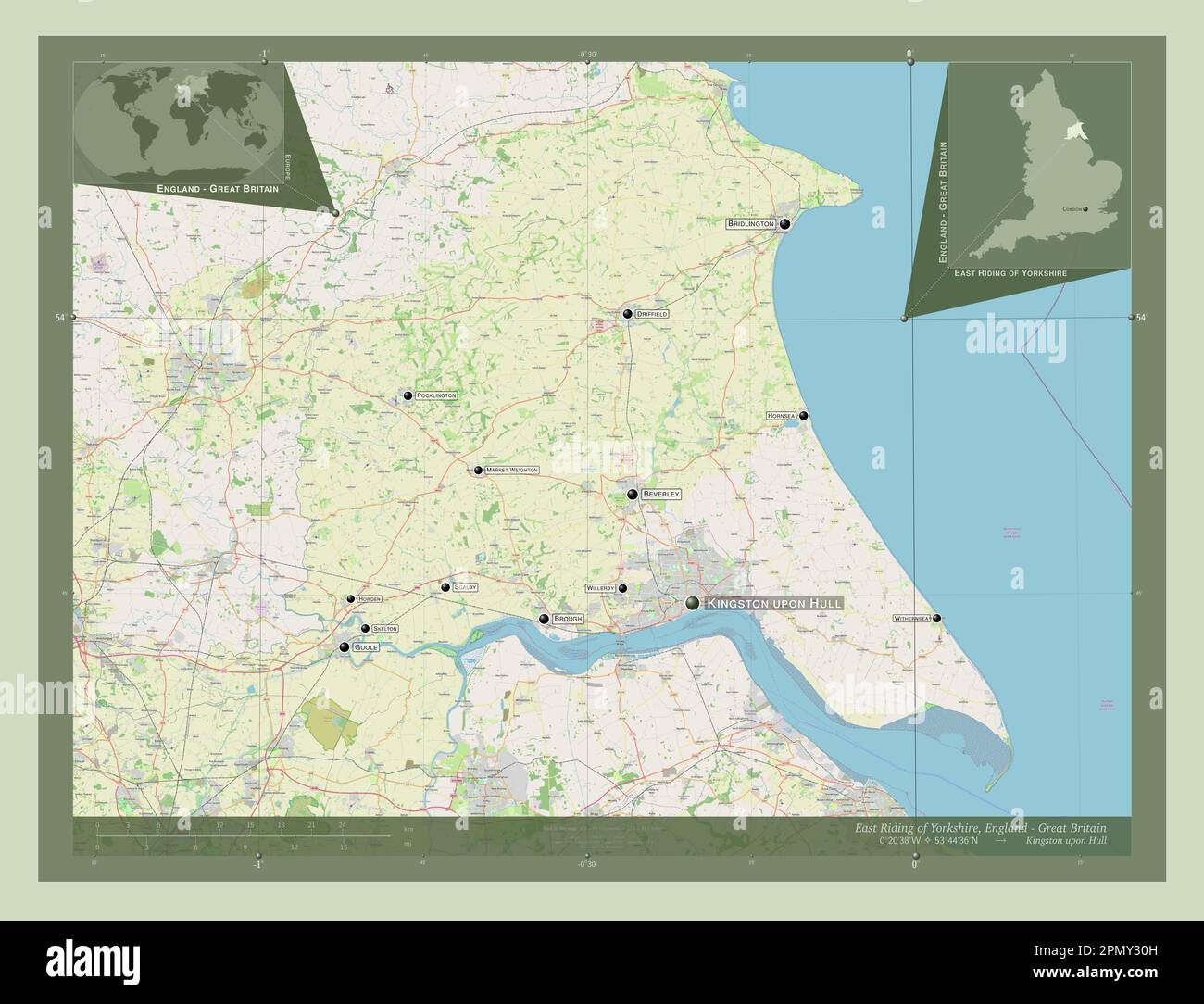 East Riding of Yorkshire, unitary authority of England - Great Britain ...