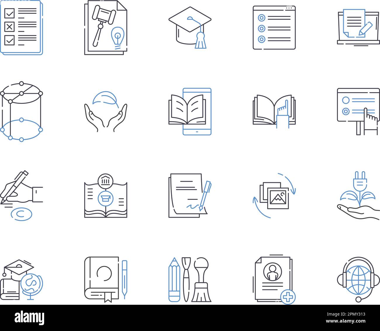adult education outline icons collection. Adult, Education, Learning ...
