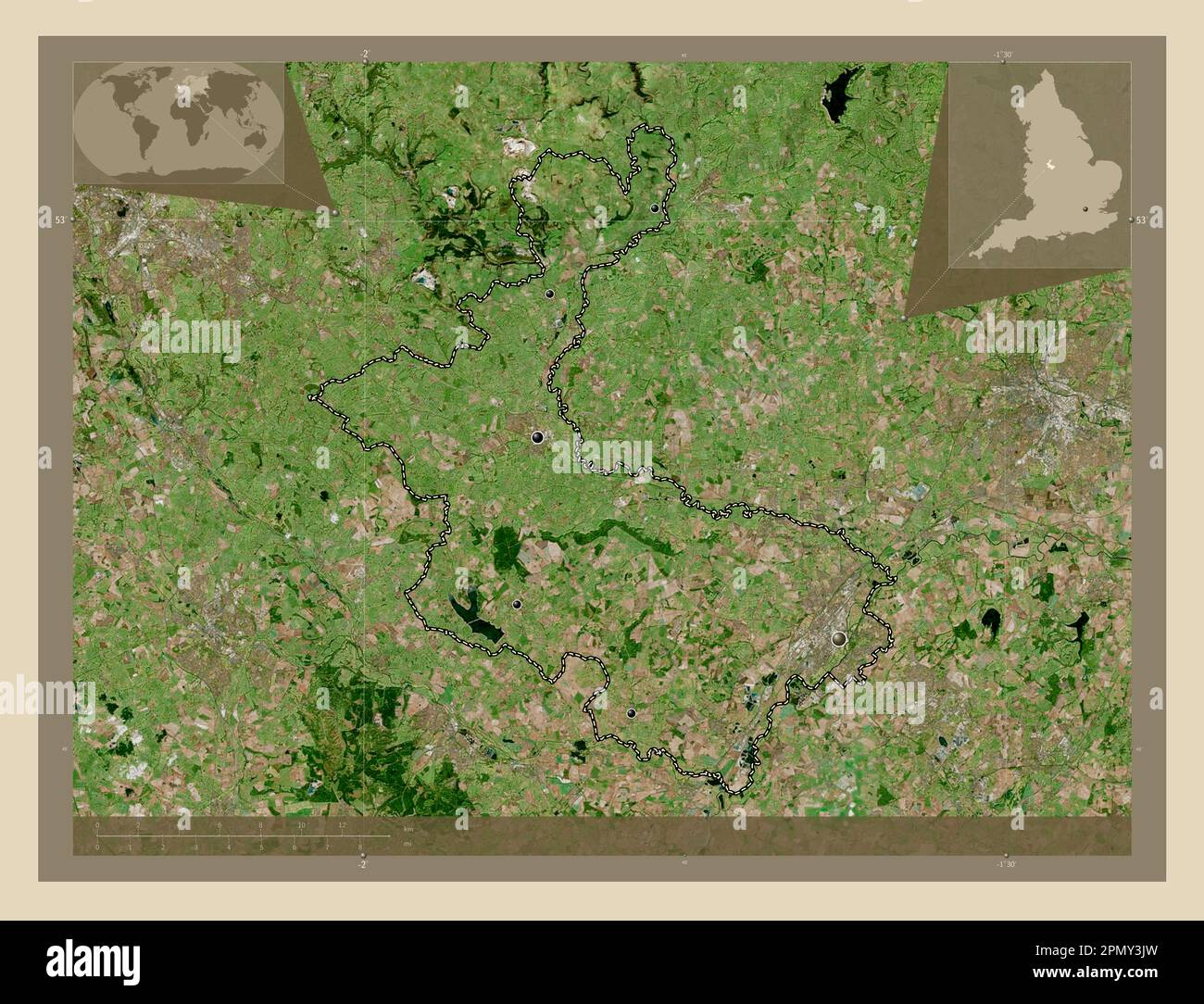 Map of burton on trent hi-res stock photography and images - Alamy