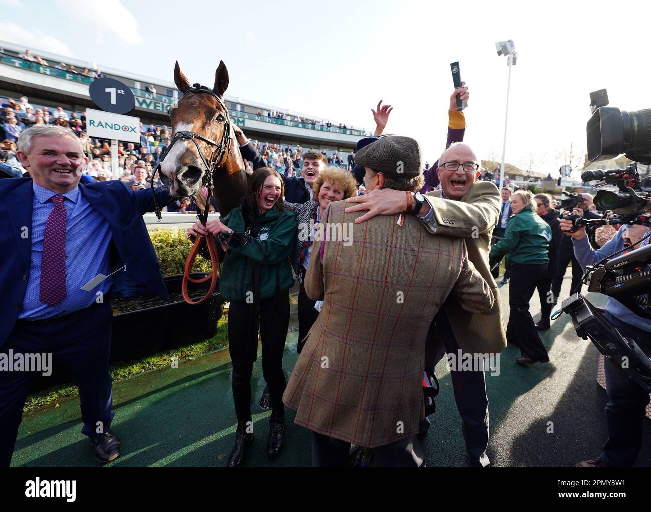 Winning co-owners of Corach Rambler Cameron Sword, Thomas Kendall ...