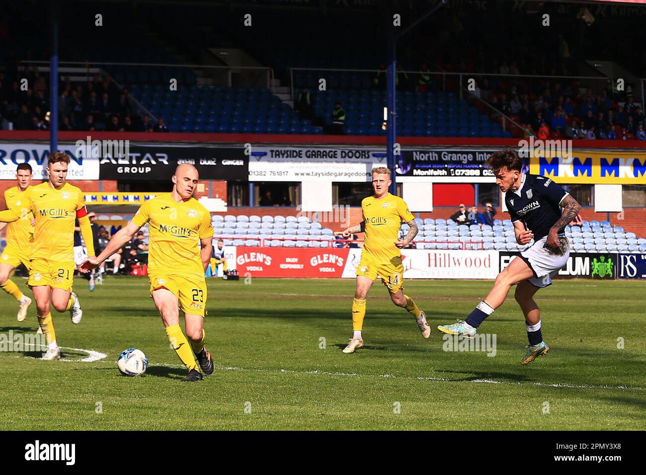 15th April 2023; Dens Park, Dundee, Scotland: Scottish Championship ...