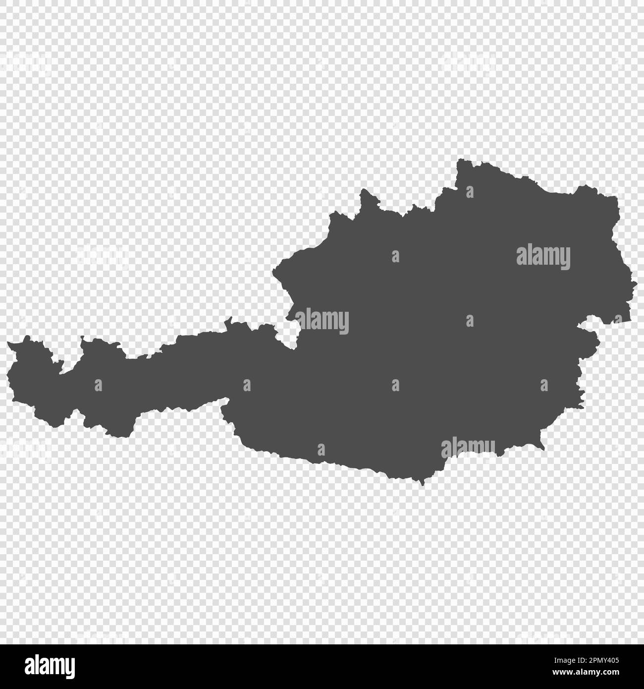 Austria world map Black and White Stock Photos & Images - Alamy