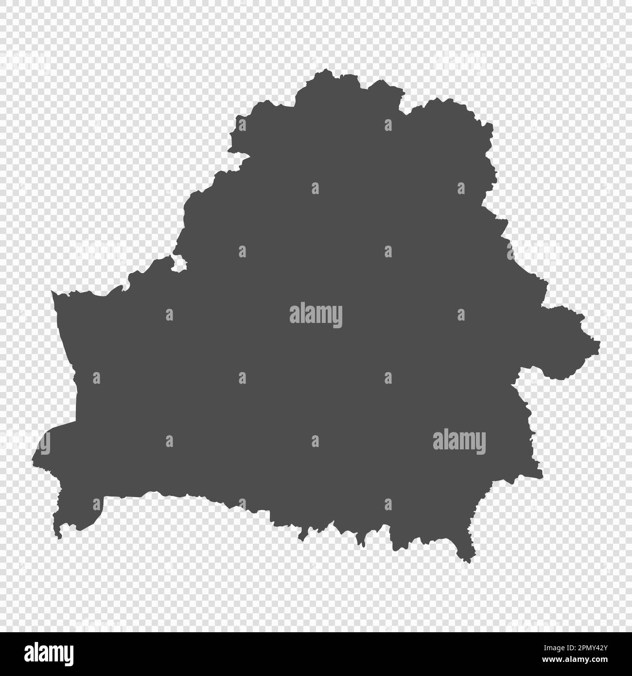Belarus outline map isolated Black and White Stock Photos & Images - Alamy