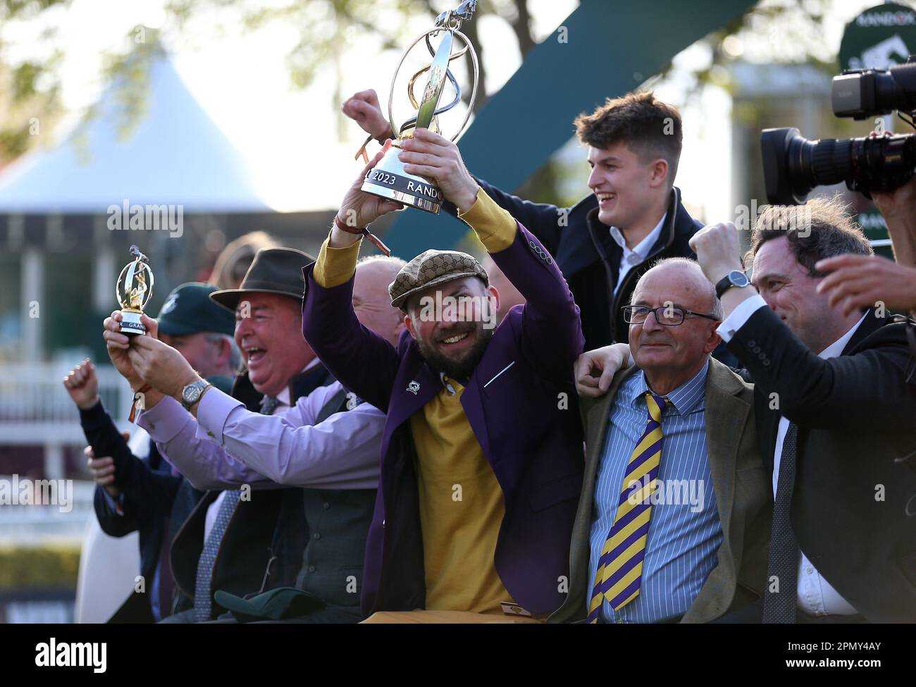 Winning co-owners of Corach Rambler Cameron Sword, Thomas Kendall ...
