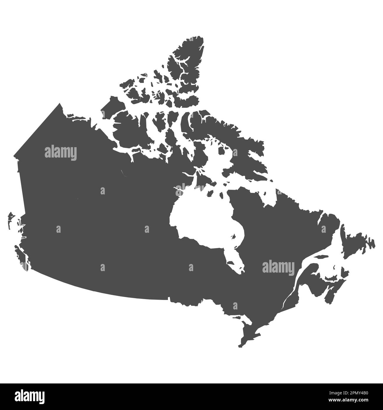 Map canada Stock Vector Images - Alamy