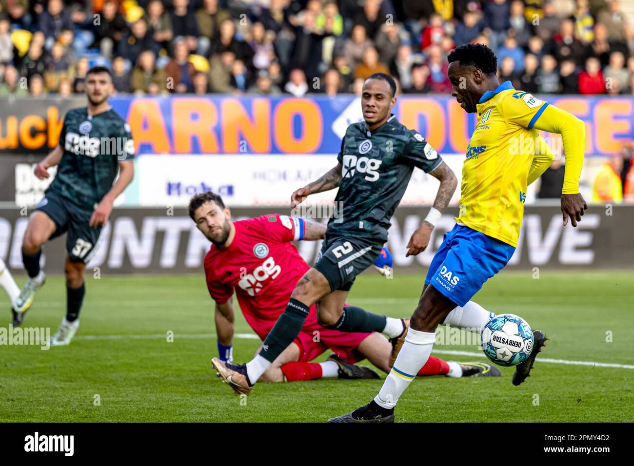 WAALWIJK, Netherlands. 15th Apr, 2023. football, Mandemakers Stadium, Dutch eredivisie, season ...